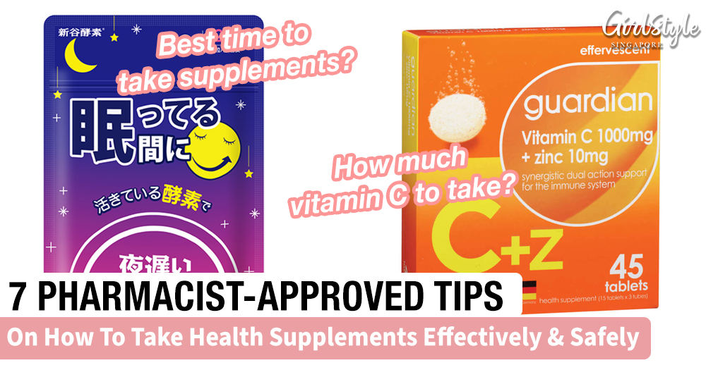 Take Health Supplements Effectively & Safely: Guardian Pharmacist Gives ...