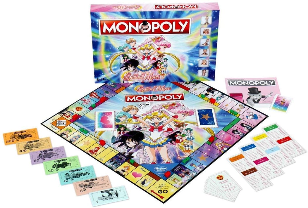 Sailor Moon Monopoly Set In Singapore With Themed Board & Rose Gold Tokens