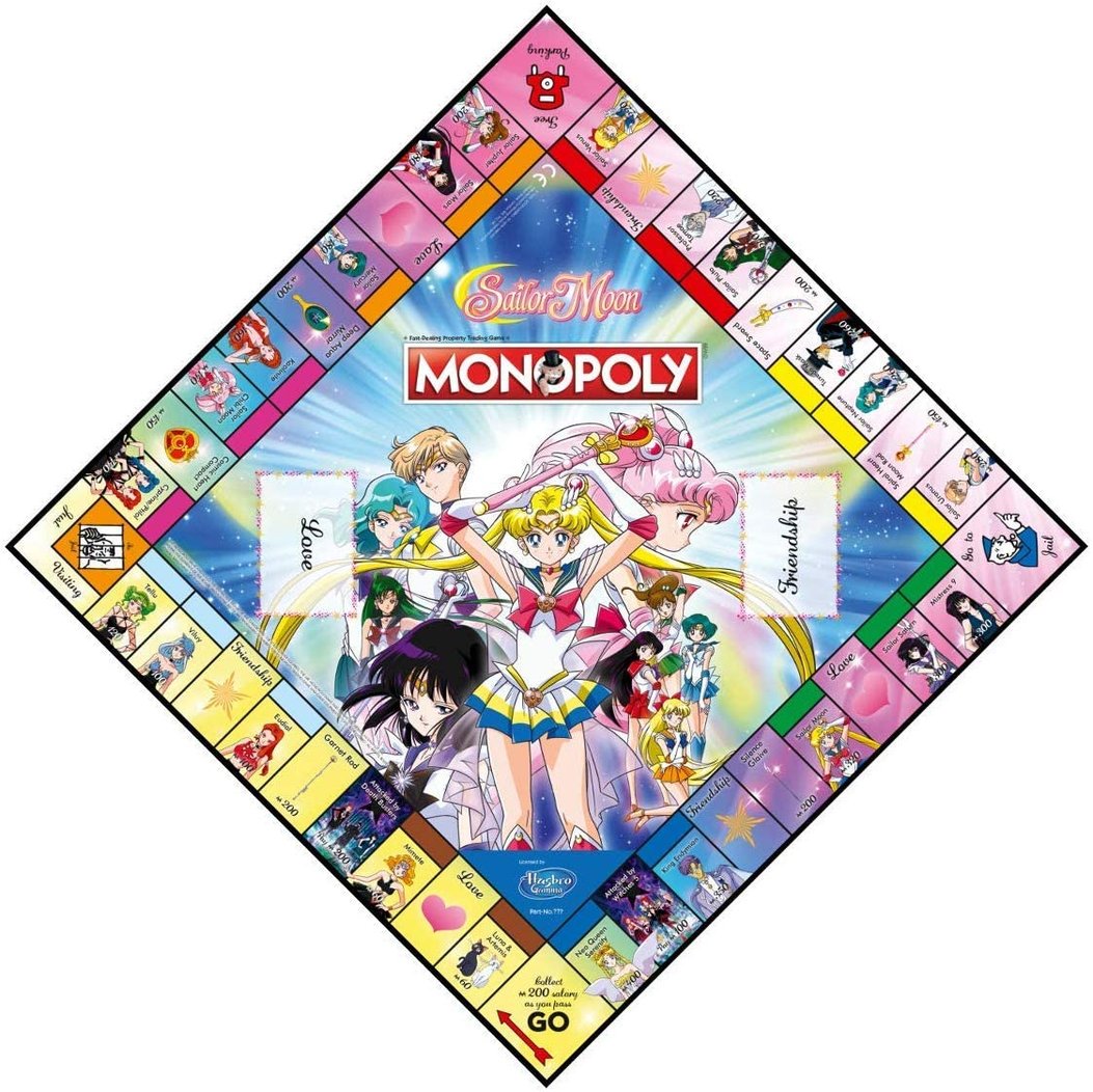 Sailor Moon Monopoly Set In Singapore With Themed Board & Rose Gold Tokens