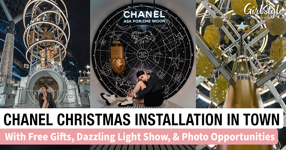 Chanel's Giant 18m Christmas Installation: Free Gifts & Light Show In ...
