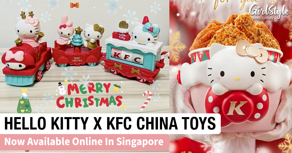 New Hello Kitty x KFC China Fried Chicken Bucket And Toys Now Available ...