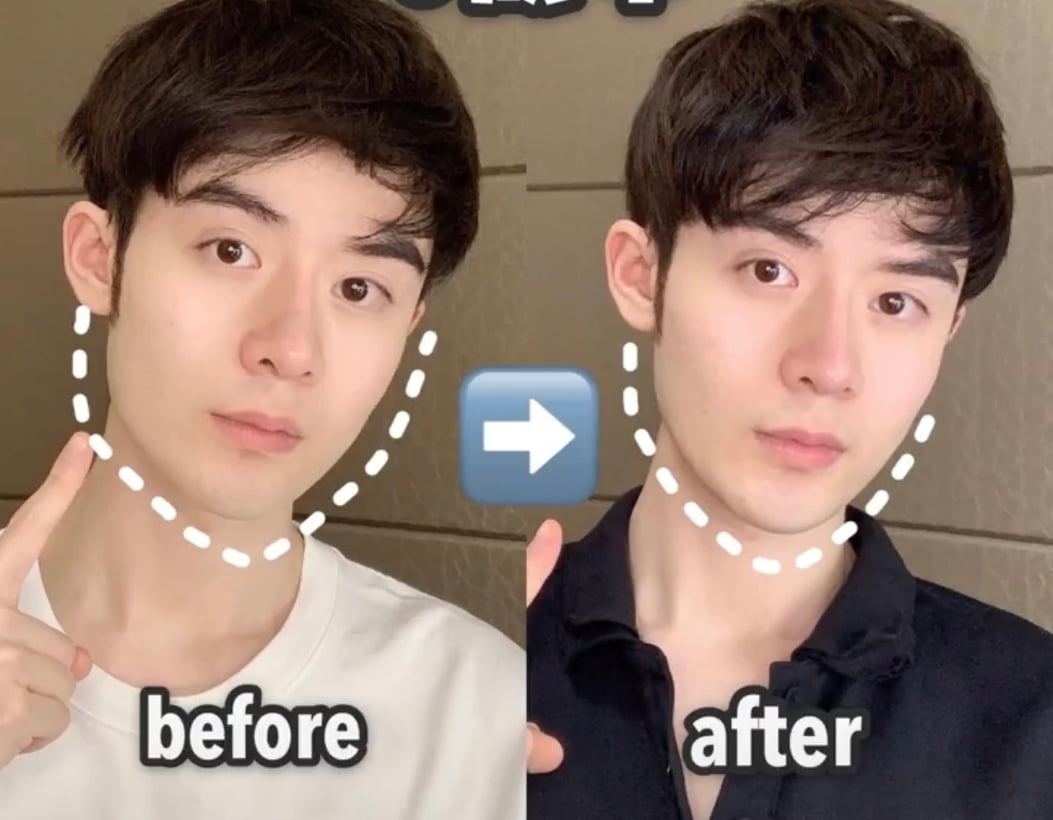 3-Min Face Exercise For A Slimmer Face And Defined Jawline In A Week By ...