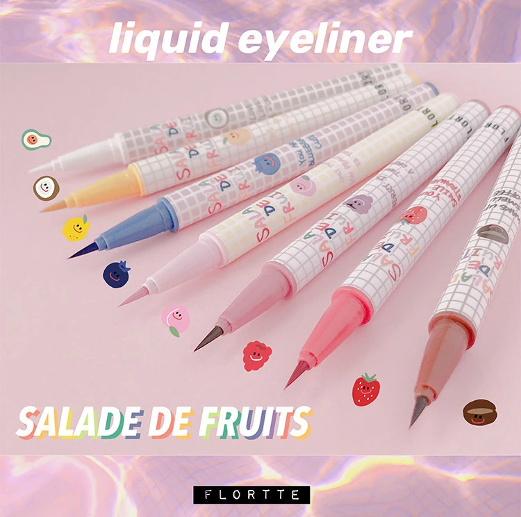 Flortte Salade de Fruits: Cute Trending "Felt Tip Pen" Eyeliners In ...