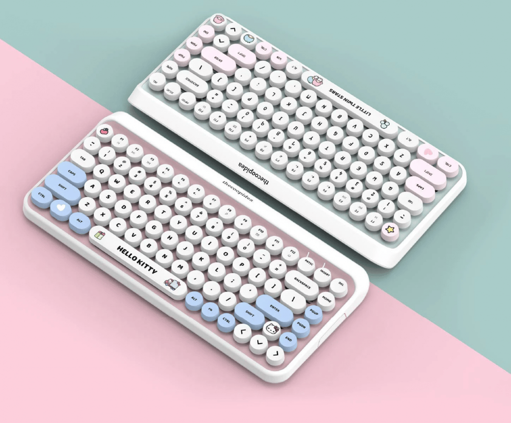 thecoopidea x Sanrio: Tappy Keyboard & Mouse Wireless Set In Singapore