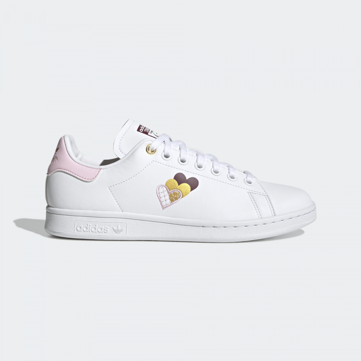 adidas Stan Smith Women's Sneakers With Heart Motifs In Singapore