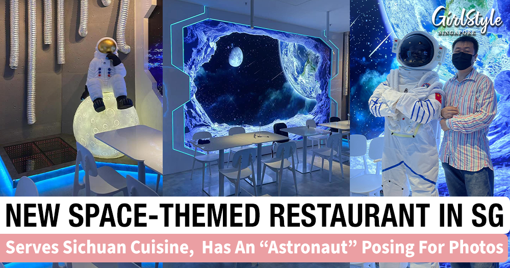 New Outer Space-Themed Restaurant At Bugis Has An Astronaut Walking ...