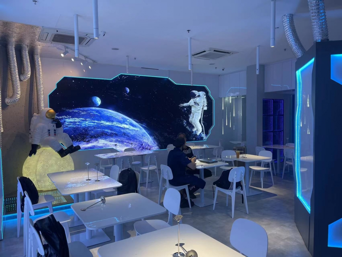 New Outer Space-Themed Restaurant At Bugis Has An Astronaut Walking ...