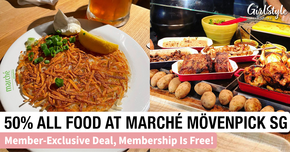 50% Off Promo On All Food At Marché Mövenpick Singapore On Selected ...