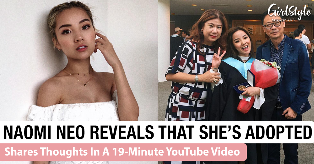 Singaporean Influencer Naomi Neo Reveals That She's Adopted