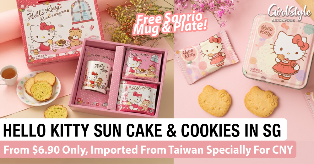 Taiwan's Hello Kitty Sun Cake & Cookies Now In Singapore For CNY 2022