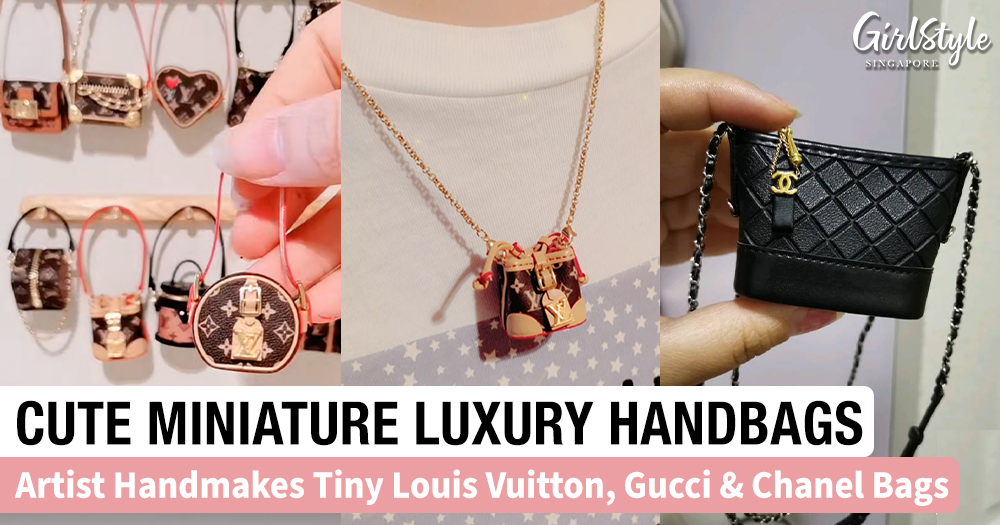Miniature Artist Handmakes Tiny Luxury Branded Bags By Louis Vuitton ...