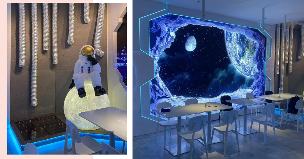 New Outer Space-Themed Restaurant At Bugis Has An Astronaut Walking ...