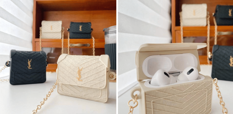 Fashionable Faux Luxury Bag AirPod Cases In Singapore