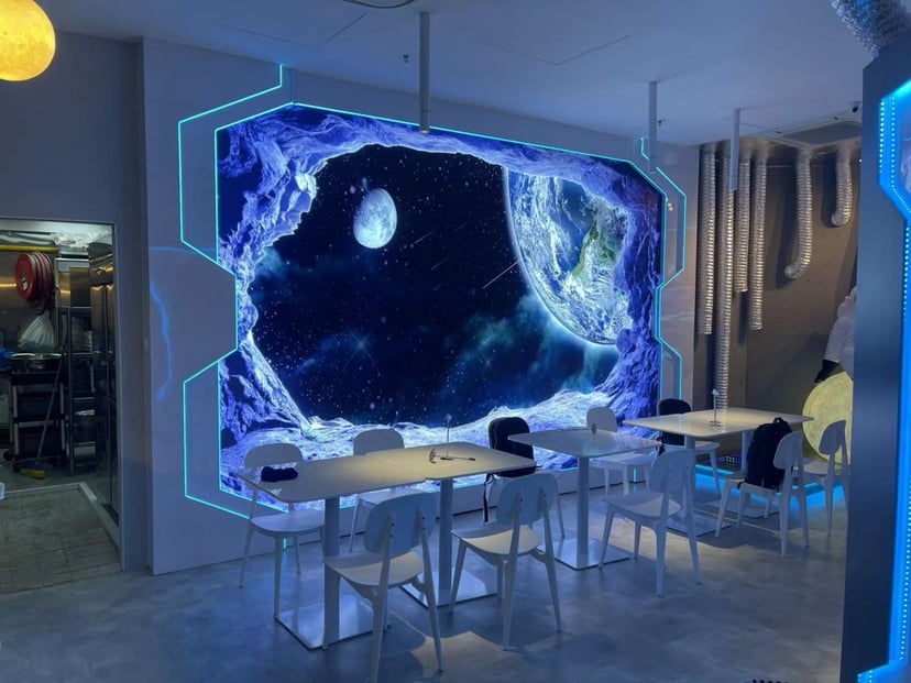 New Outer Space-Themed Restaurant At Bugis Has An Astronaut Walking ...