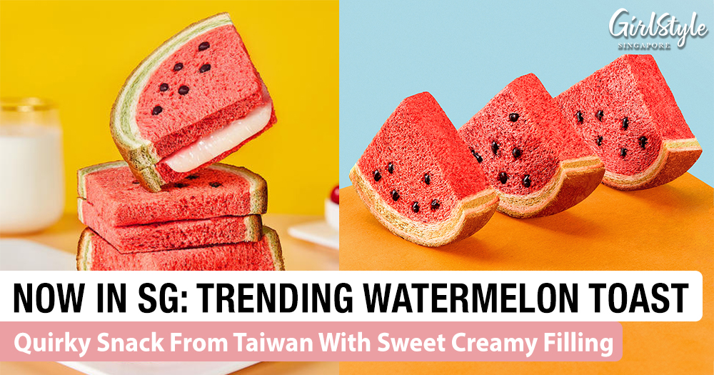 Trending Watermelon Toast Bread From Taiwan Now In Singapore