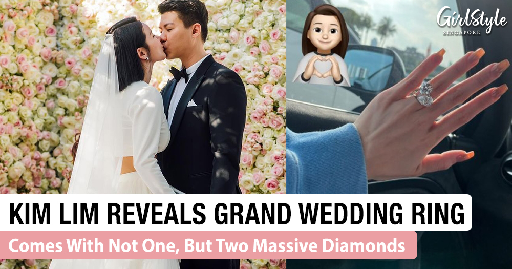Kim Lim's Wedding Ring Has Not One But Two Massive Diamonds