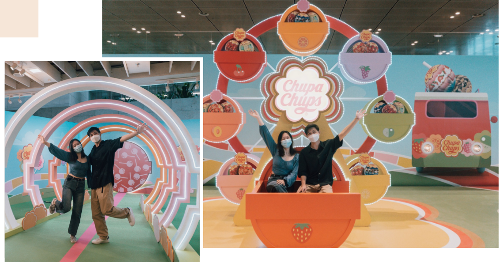 New Chupa Chups Display At Changi Airport: Giant Lollipop, 3D Optical ...