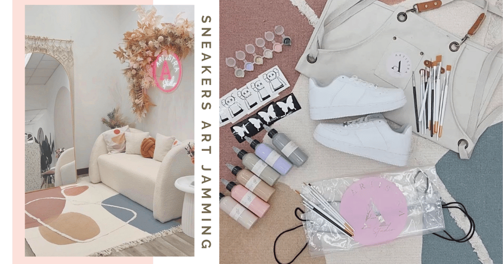 Artistra Studio Review: Sneakers Art Jamming In Singapore, Shoes Provided