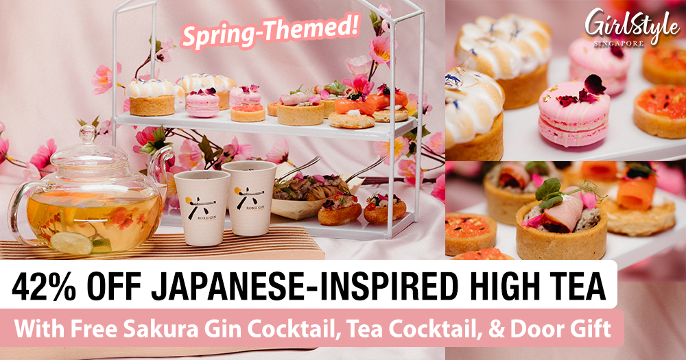 Roku Gin Spring High Tea In Singapore: Free Sakura Gin Cocktails, Tea ...