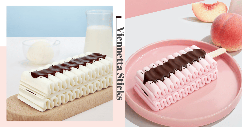 Wall's Viennetta Sticks In Singapore: Japanese White Peach & Vanilla