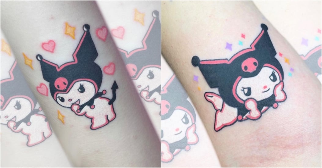 Cute Permanent Sticker-Like Tattoos In Singapore By Bel From Tattoo World