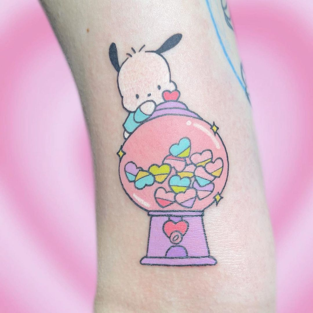 Cute Permanent Sticker-Like Tattoos In Singapore By Bel From Tattoo World