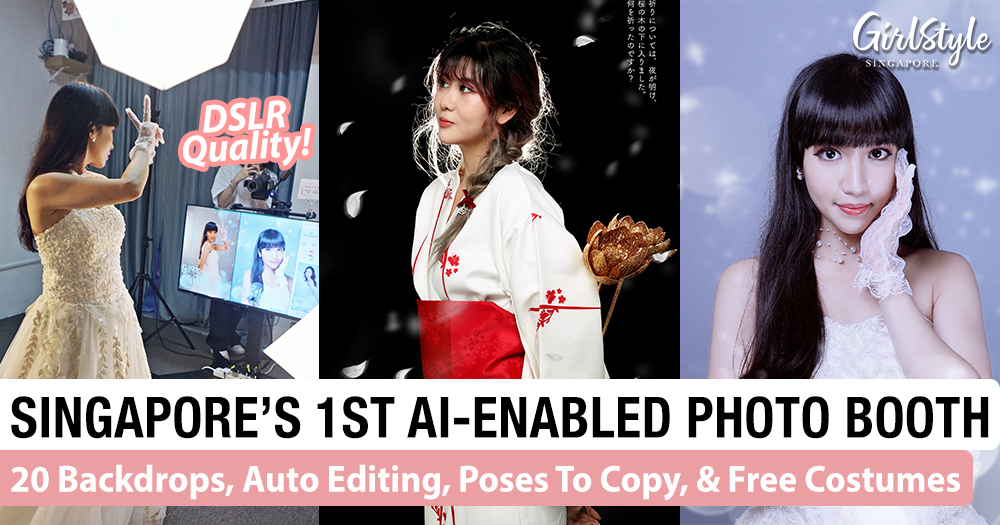 AI Photo Booth With 20 Backdrops, Auto-Editing, Free Costumes In Singapore