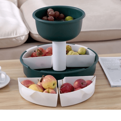 3-Tier Rotating Hotpot Ingredient Stand To Save Dining Table Space