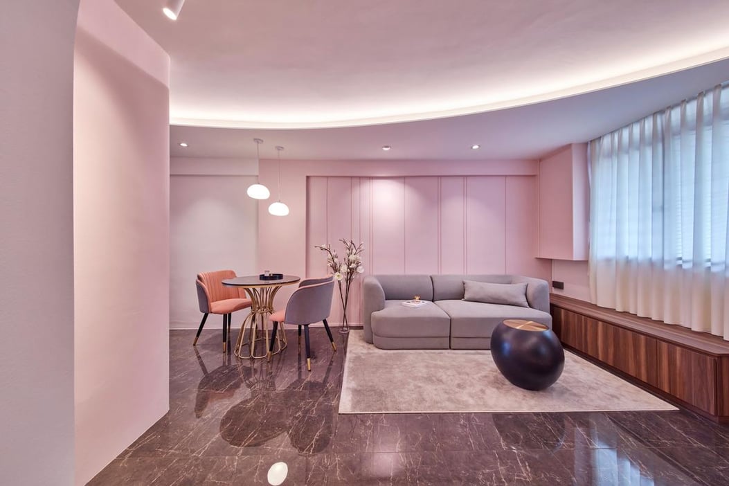 7 Dreamy Pink HDB Homes That Are Total Renovation #Goals