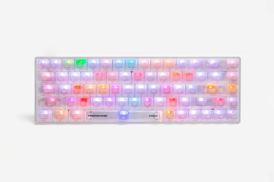 This Translucent Keyboard Has A Nostalgic Vibe & Lights Up In The ...