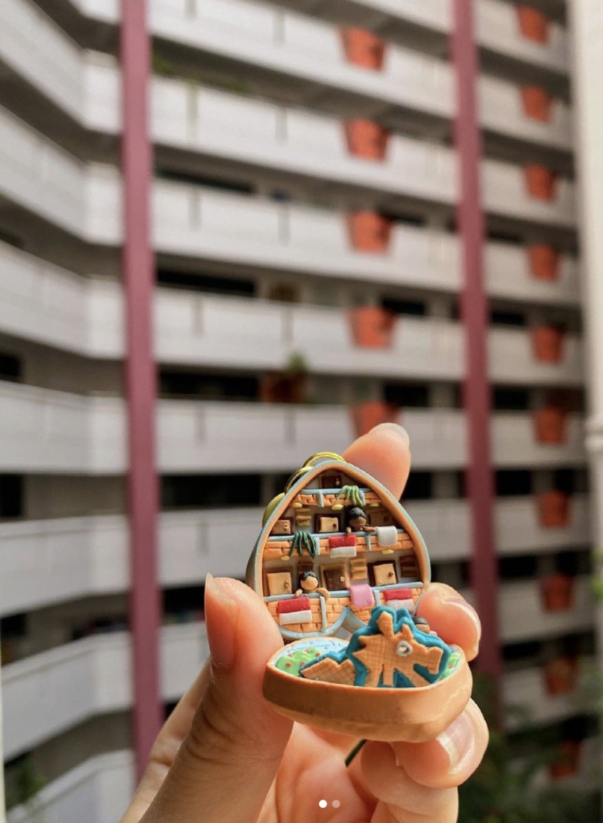 These Polly Pocket-Inspired Polymer Clay Earrings Ft. Enchanting Scenes ...