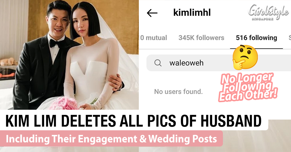Kim Lim Deletes All Photos Of Husband, Sparking Breakup Rumours