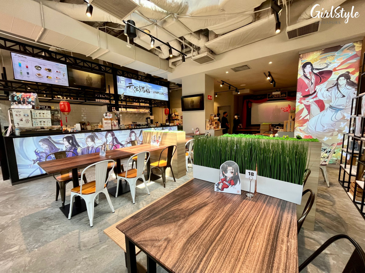 Pop-Up Heaven Official’s Blessing-Themed ANIPLUS Cafe In Singapore Has ...