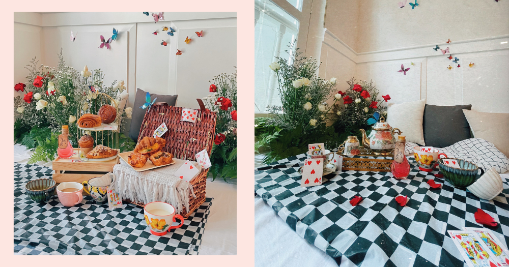 Alice In Wonderland-Themed Pop-Up At The Secret Patio: Indoor Floral ...