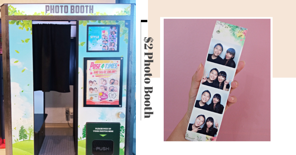 $2 Photo Booth At Jurong With 12 Filters, 10 Frames, Free Soft Copies