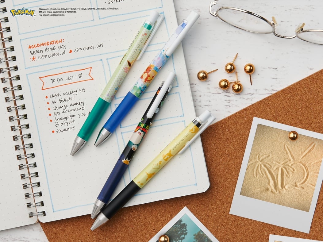 Pilot Juice Up Gel Pokémon Pens - Singapore-Exclusive Stationery