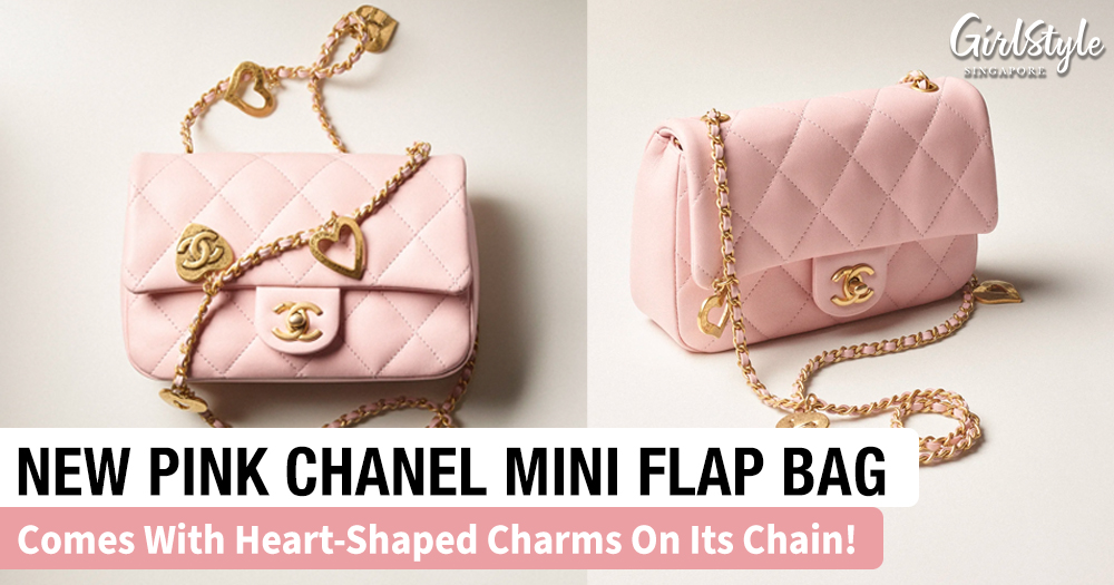 Chanel's Gorgeous New Mini Flap Bag Is Pink & Comes With Heart-Shaped ...