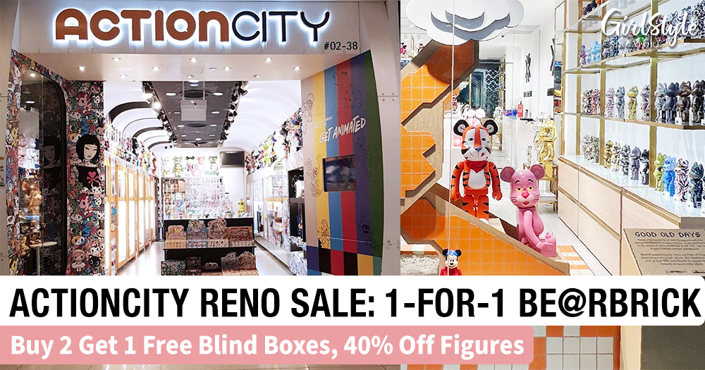 ActionCity VivoCity Reno Sale: 1-For-1 BE@RBRICKs, Buy 2 Get 1 Free ...