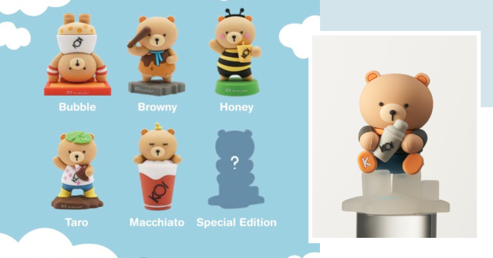 KOI Thé Singapore Launches Mystery Box Toys Featuring Their Adorable BB Bear Mascot