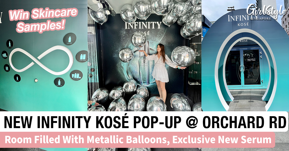 INFINITY KOSÉ Pop-Up At Orchard Road Has A Room Filled With Metallic ...