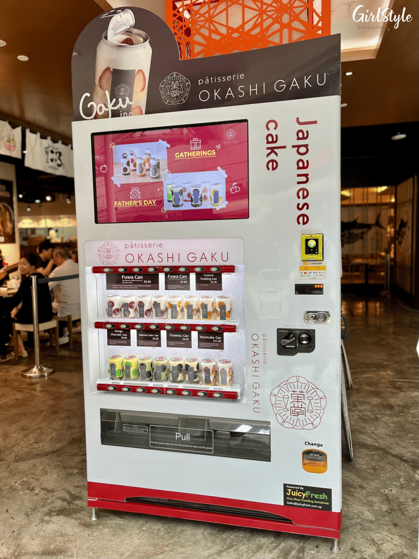 Okashi Gaku Review: Canned Cake Vending Machine In Singapore