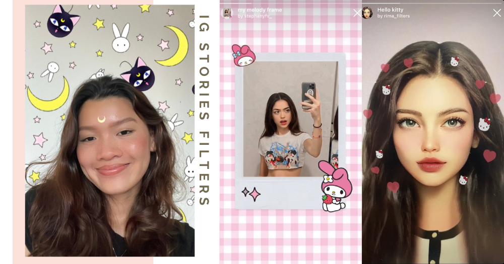 20 Cute Character-Themed Instagram Story Filters