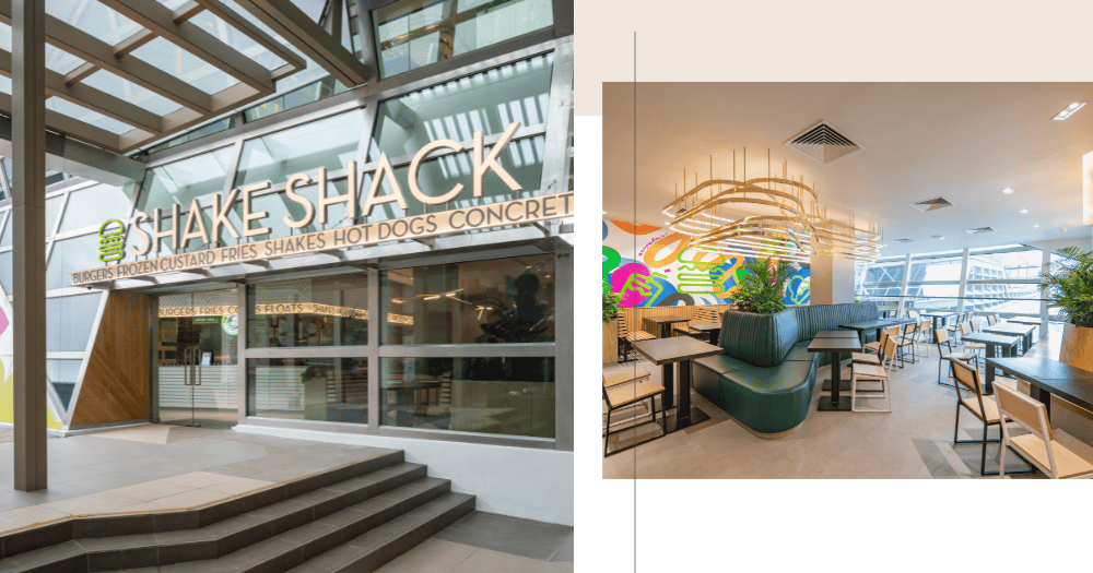 Shake Shack Junction 8 Is In A 2-Storey Glasshouse-Style With An Indoor ...