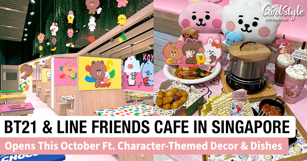 New BT21 & LINE FRIENDS Cafe In Singapore This October