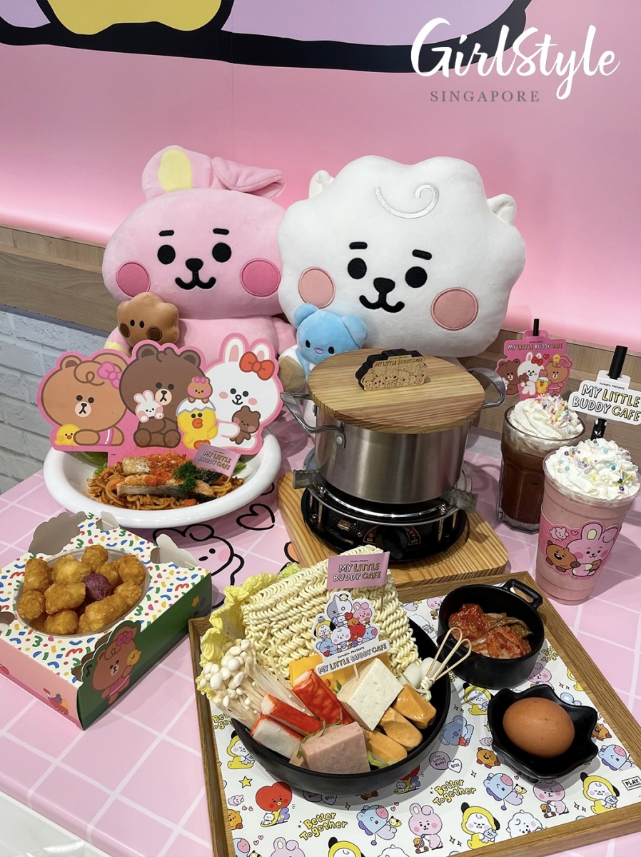 New BT21 & LINE FRIENDS Pop-Up Cafe In Singapore Has Adorable Themed ...