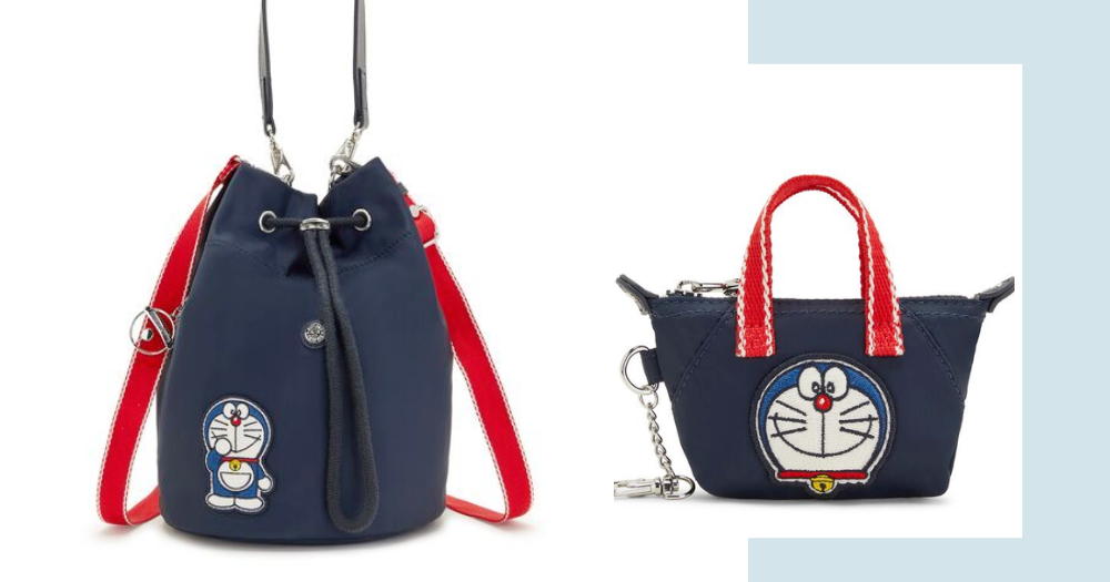 Doraemon x Kipling In Singapore: 6 New Bags Including Handbags & Backpacks