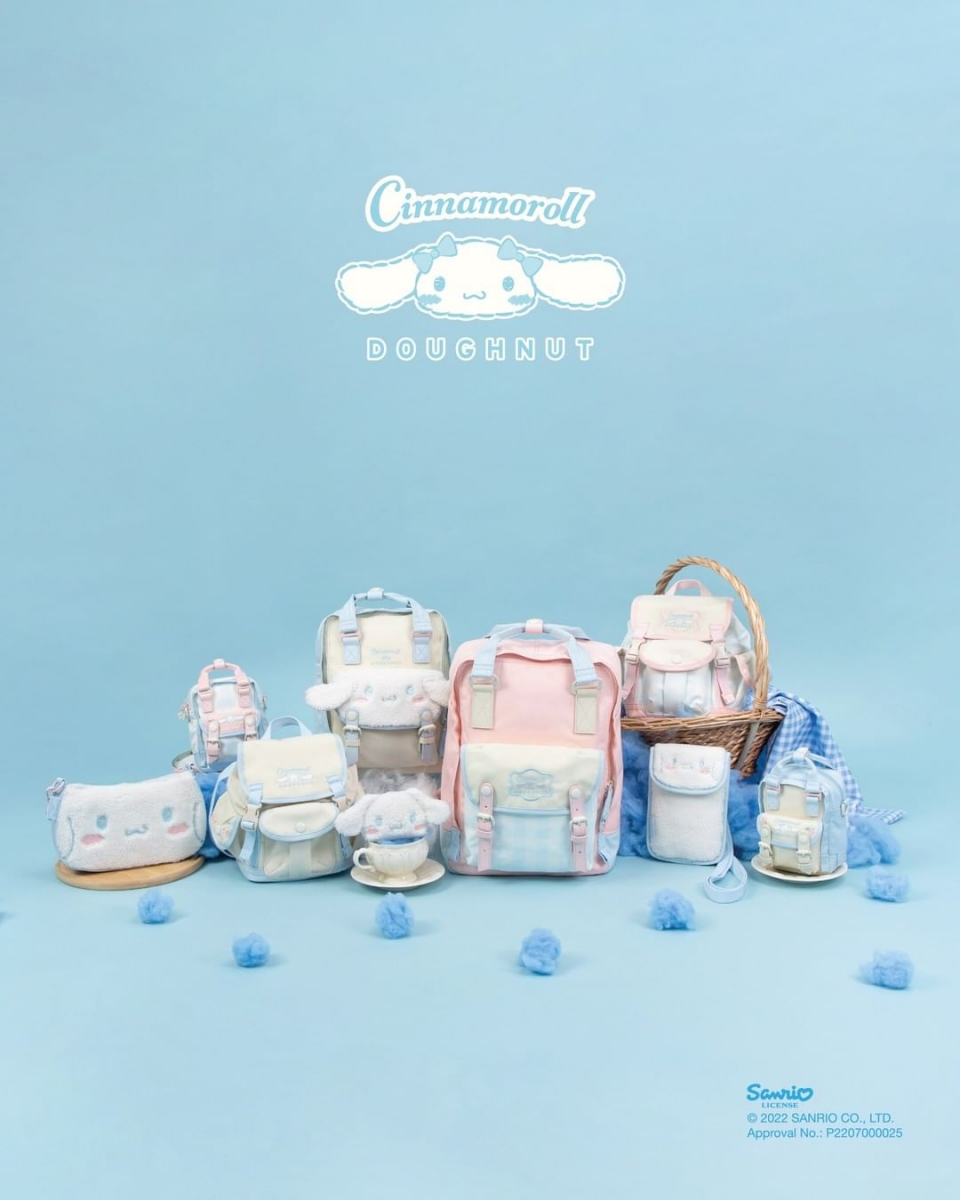 Doughnut x Cinnamoroll Bags In Singapore In Pastel Shades