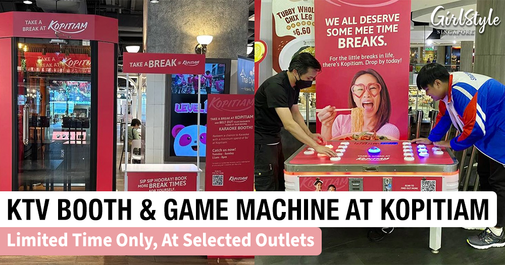 Kopitiam Has A Roving KTV Booth & Game Machine