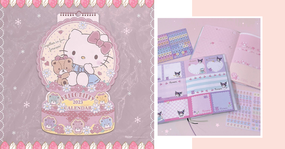 Sanrio 2023 Calendars & Planners Now Available In Singapore