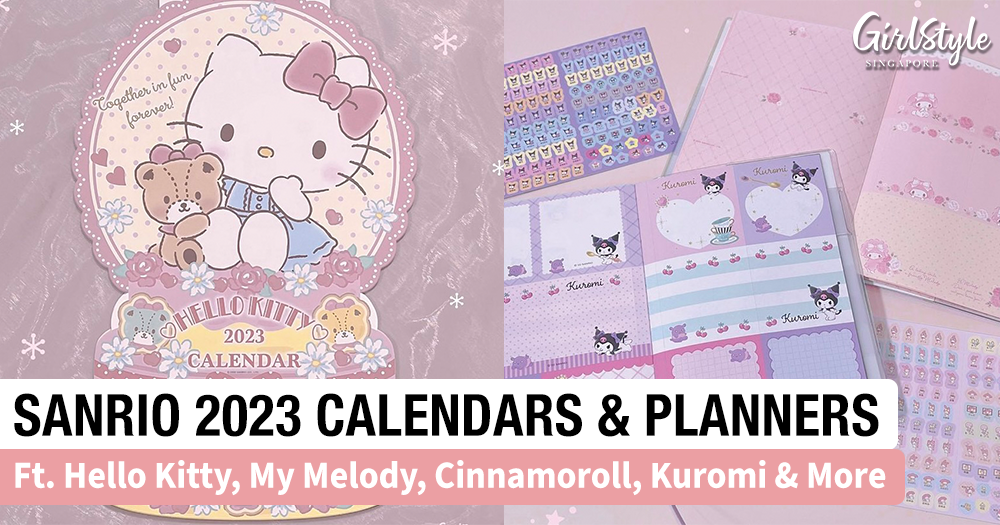 Sanrio 2023 Calendars & Planners Now Available In Singapore